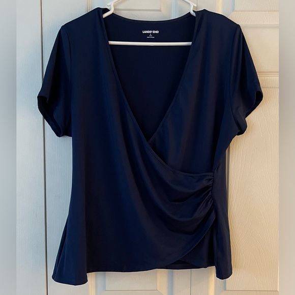 Lands' End | Tops | Lands End Crossover Top | Poshmark
